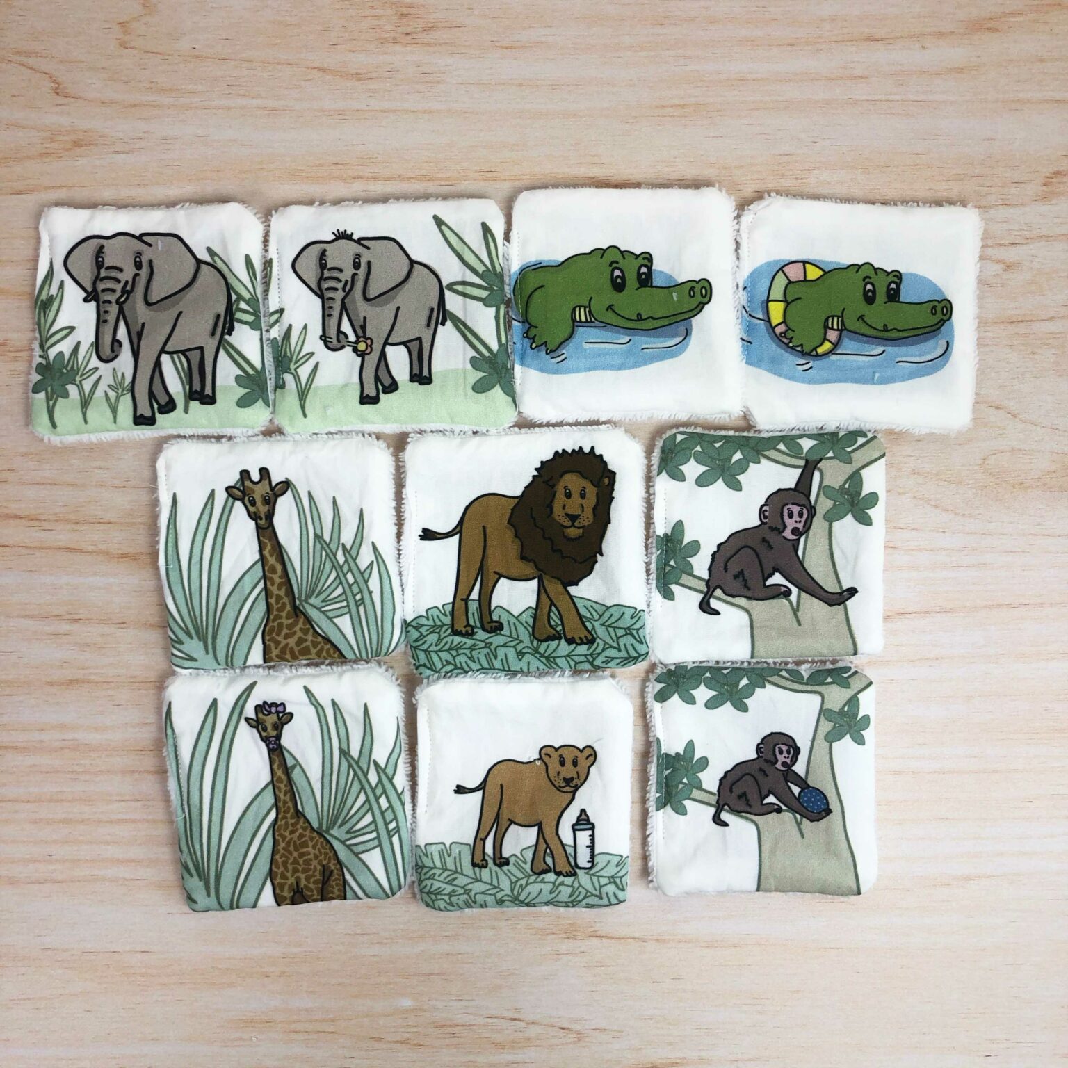 Mallette d'activités "Animaux de la jungle" nomade - OLIVE - LA NATURE ...