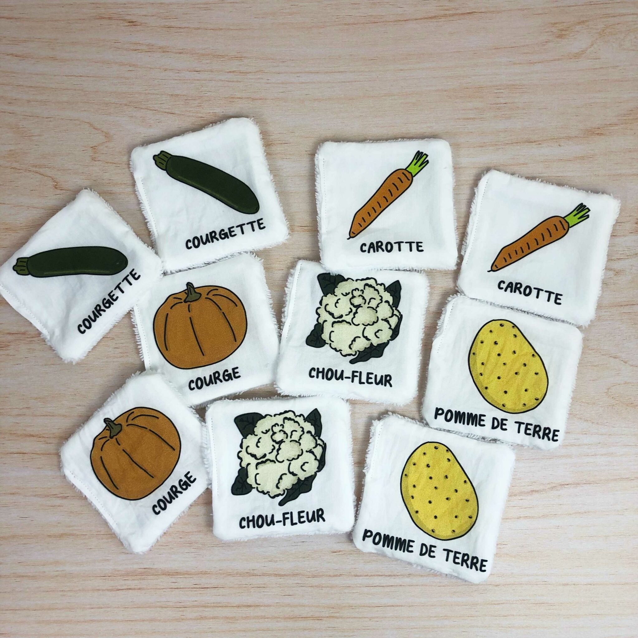 Jeu mémory fruits et légumes "petit jardinier" - LA NATURE DES PETITS