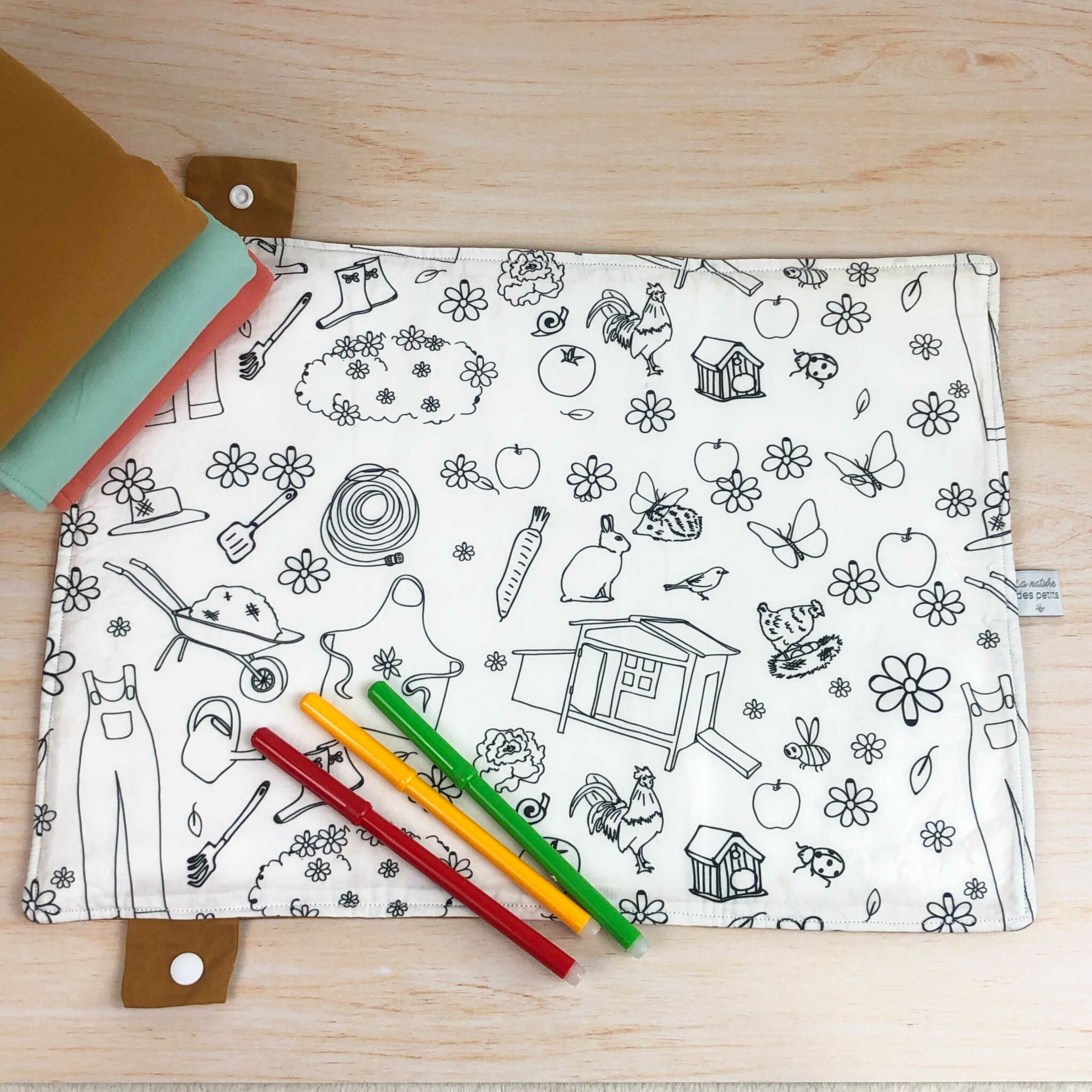 Sets de table à colorier – LA NATURE DES PETITS