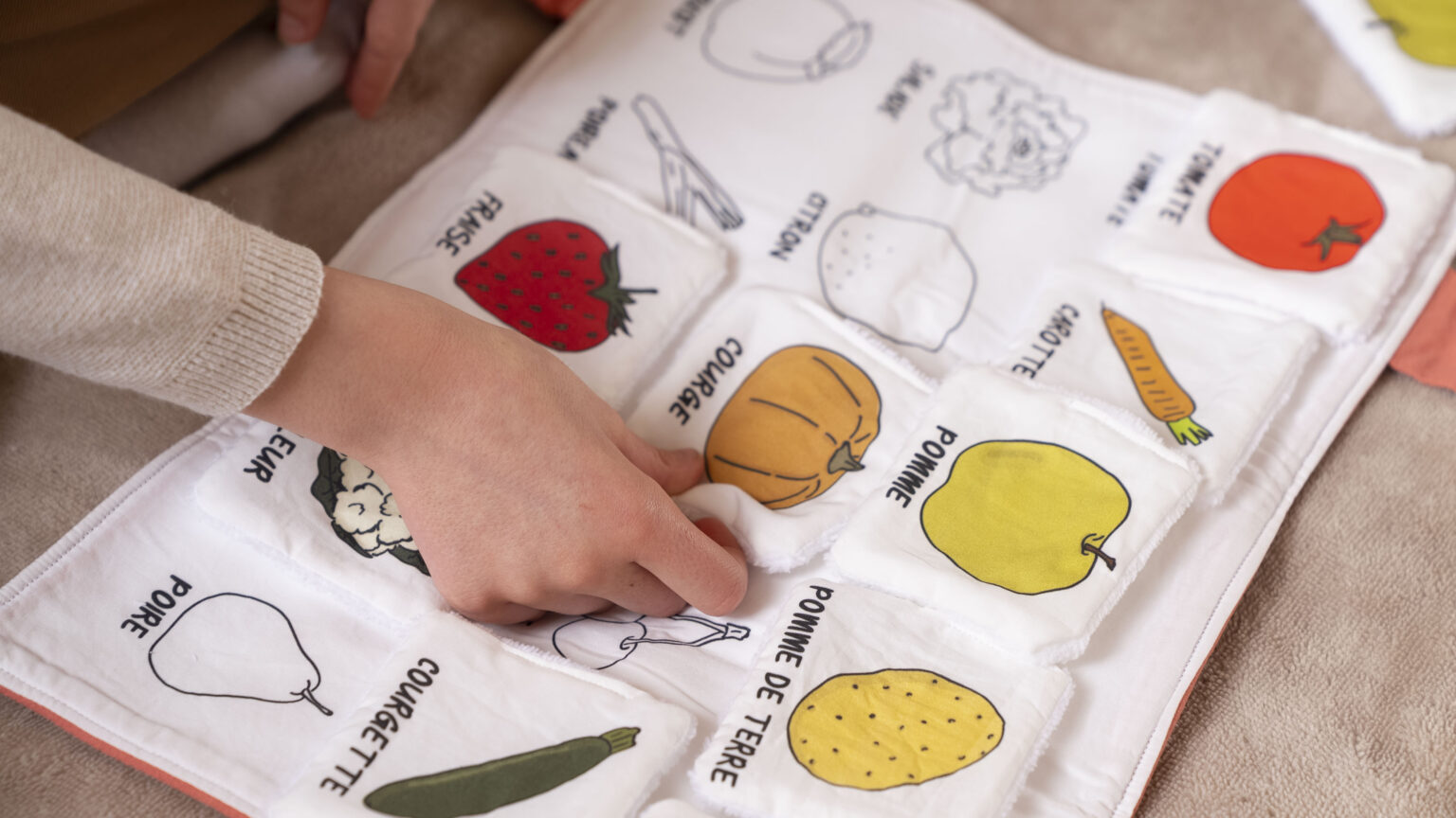 Set de table à colorier "Petit jardinier" - Imagier fruit et légume ...