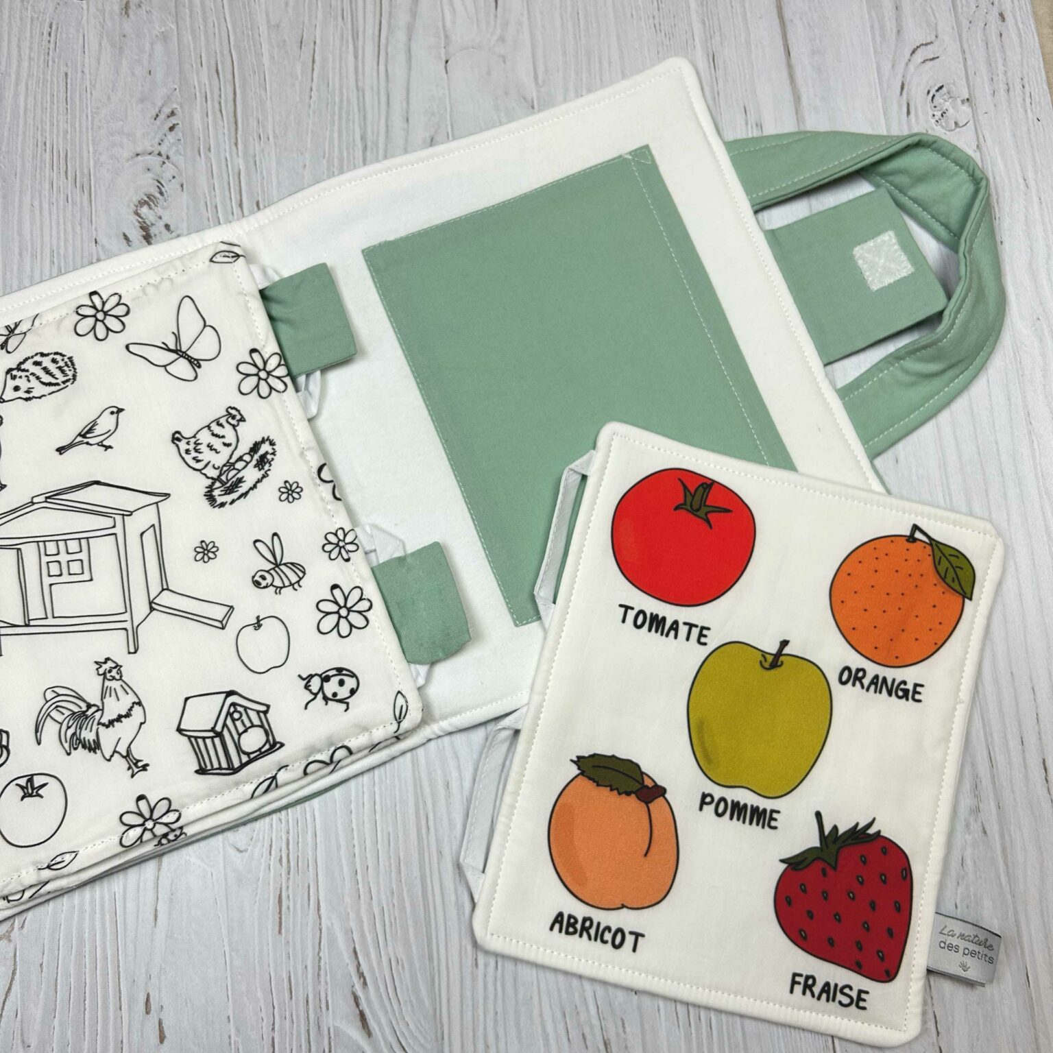 Mallette d'activités évolutive + 3 pages + mémory- "Petit jardinier ...