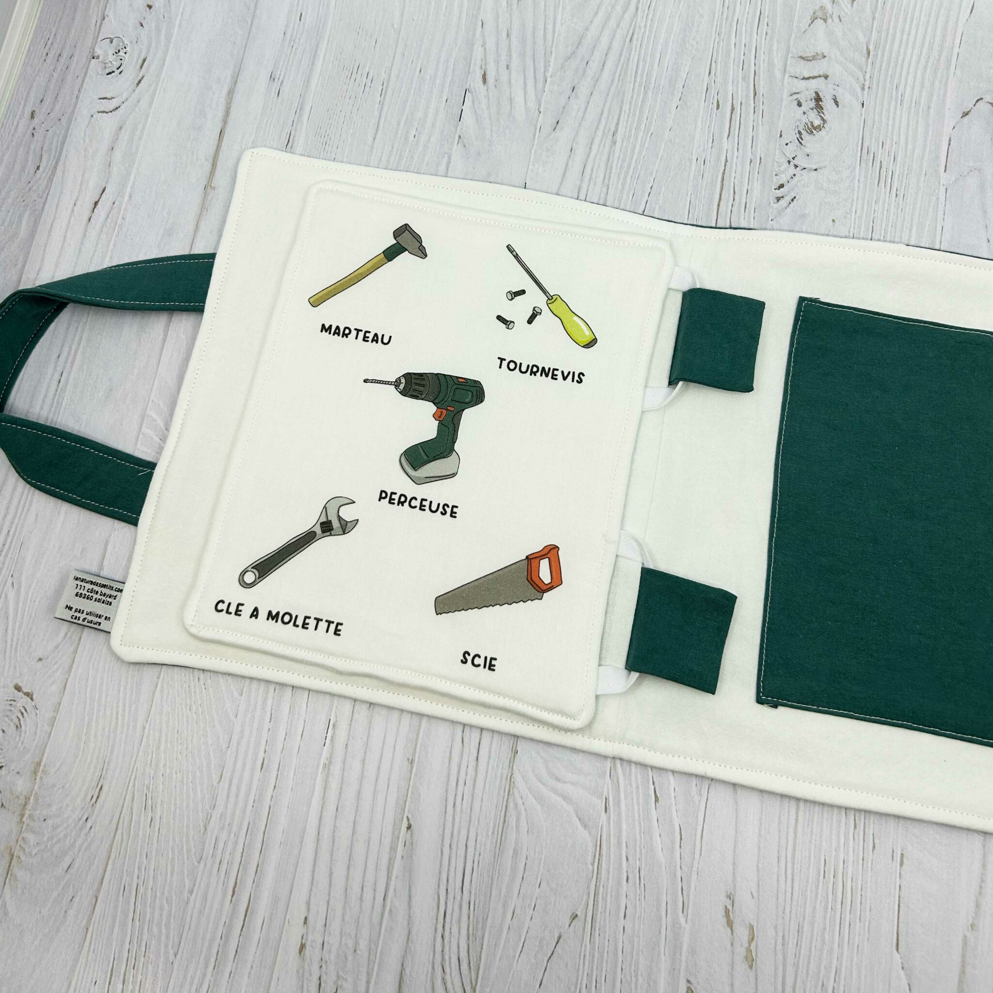 Mallette d'activités évolutive + 3 pages + mémory- "Petit bricoleur ...