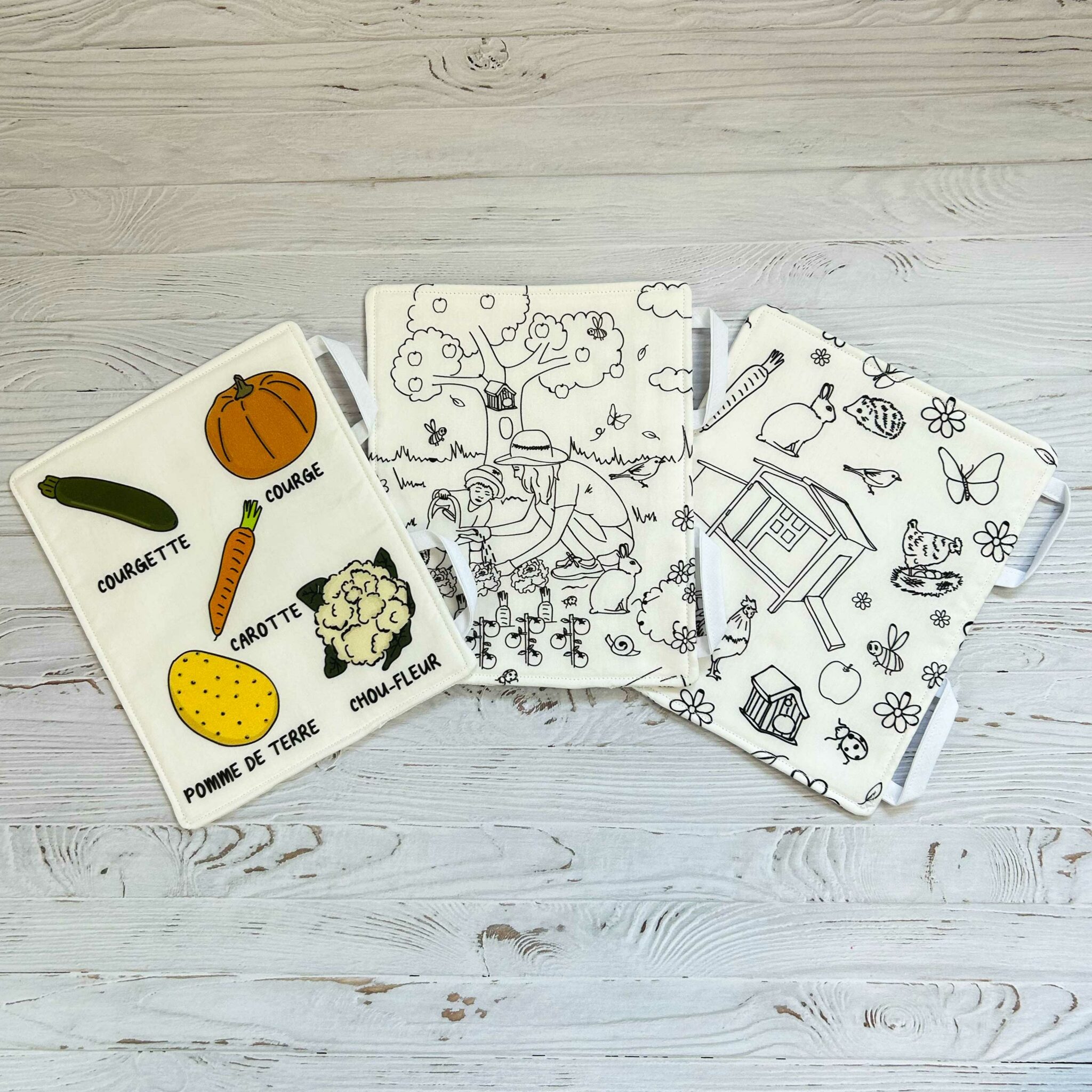 Mallette d'activités évolutive + 3 pages + mémory- "Petit jardinier ...