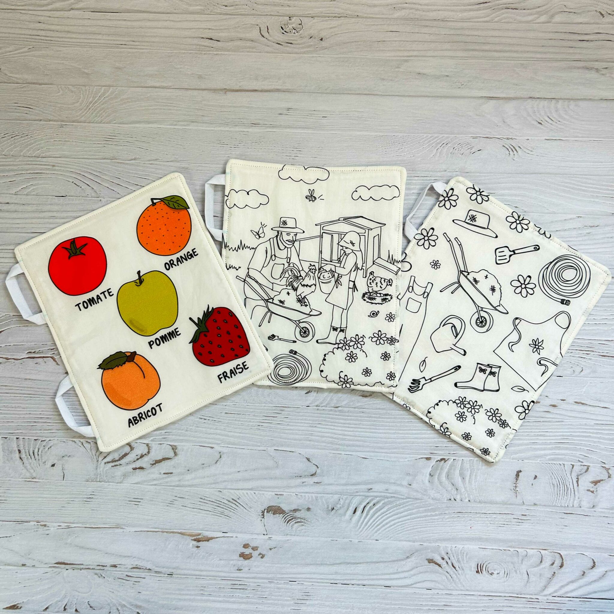 Mallette d'activités évolutive + 3 pages + mémory- "Petit jardinier ...